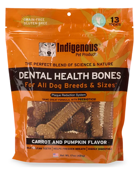 Indigenous Dental Health Bones - Carrot & Pumpkin – Basset & Lab, LLC.